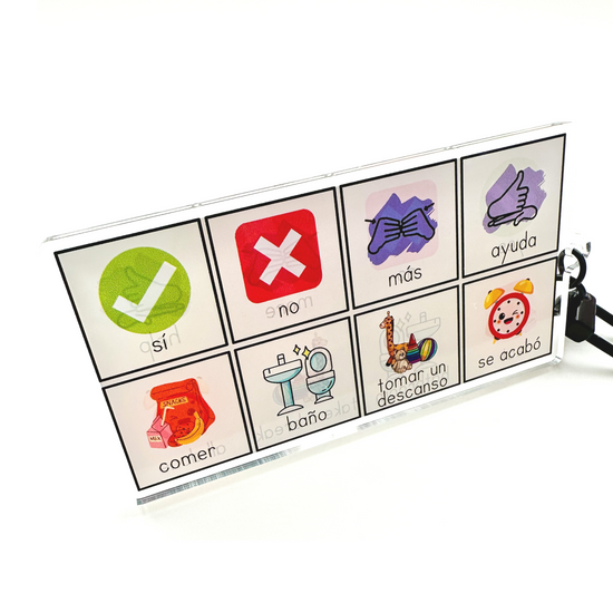 Mini AAC Board Keychain – Play Therapy Creative