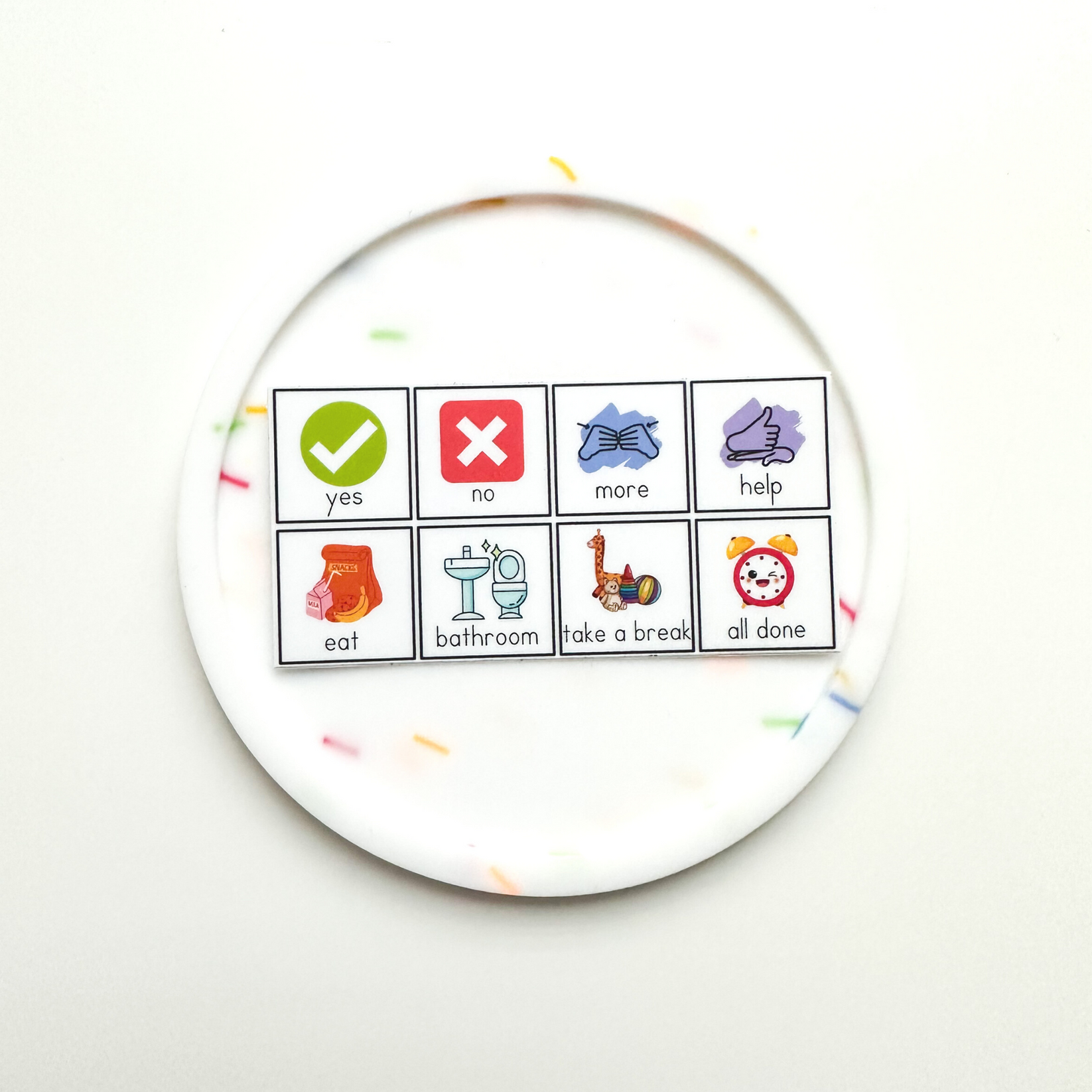 AAC Symbols Sticker – Play Therapy Creative
