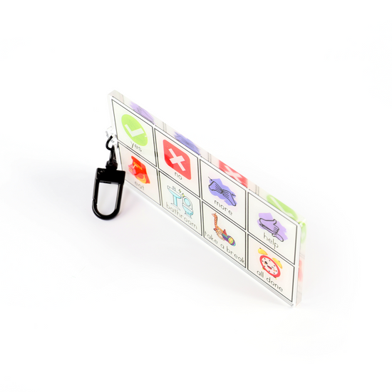 Mini AAC Board Keychain – Play Therapy Creative