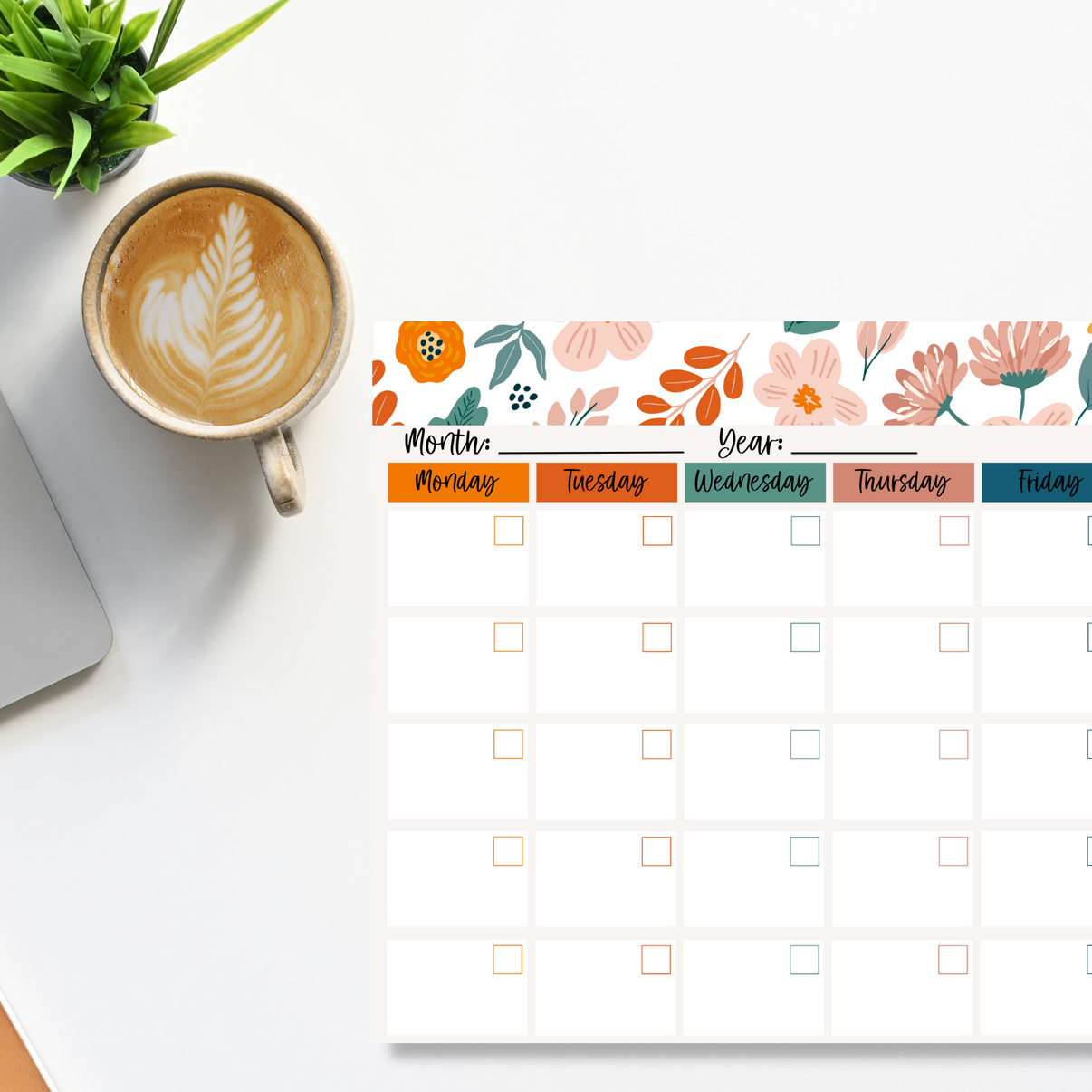 Monthly Calendar Notepads (8.5 x 11) – Play Therapy Creative