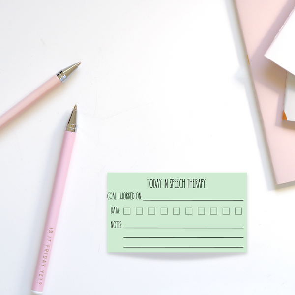 Caregiver Communication Session Notes Sticky Notes – Play Therapy Creative