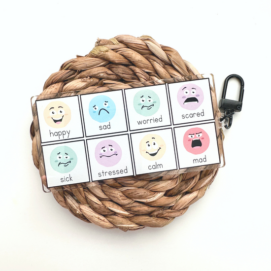Mini AAC Board Keychain – Play Therapy Creative