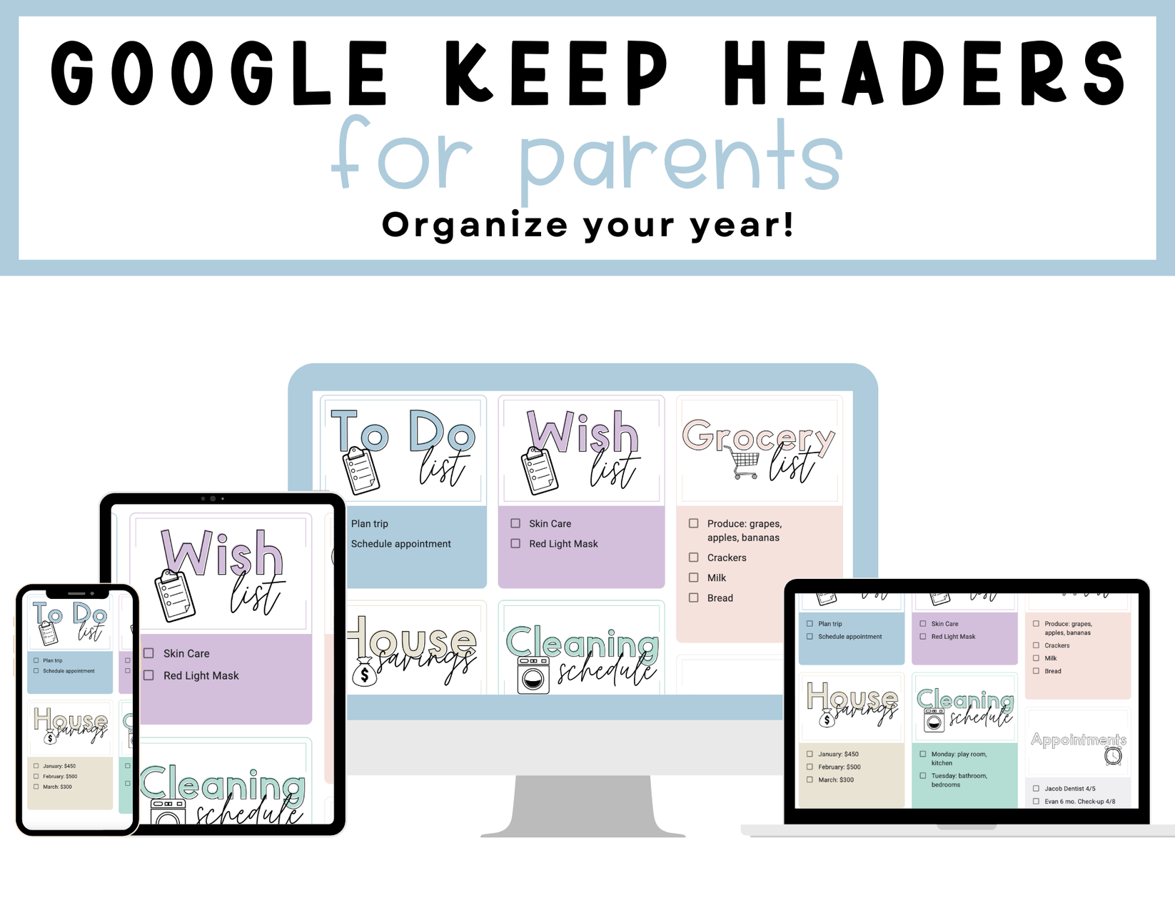 650+ Google Keep Headers for Parents | Google Keep Colors – Play ...
