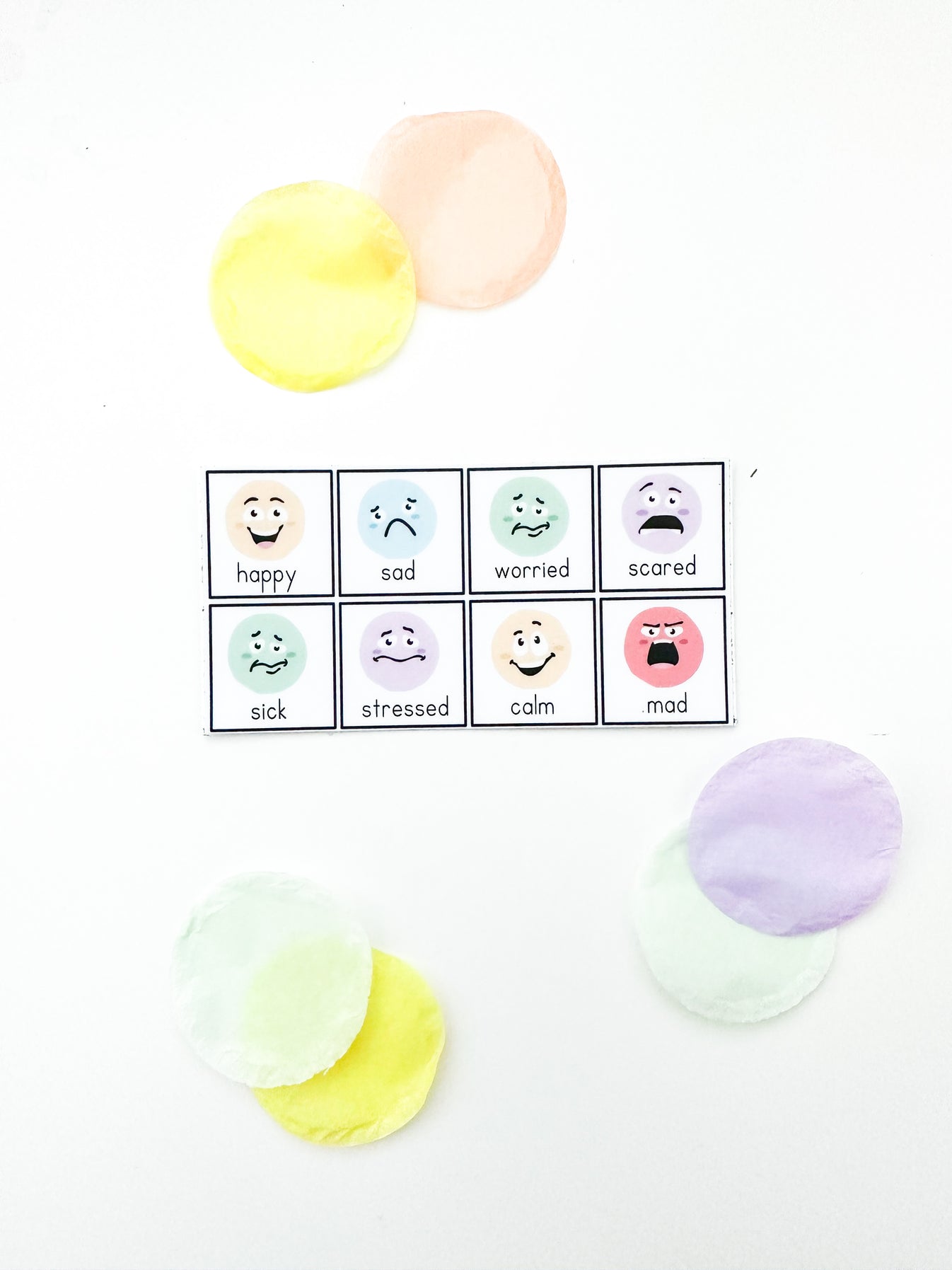 Emotions AAC Sticker – Play Therapy Creative